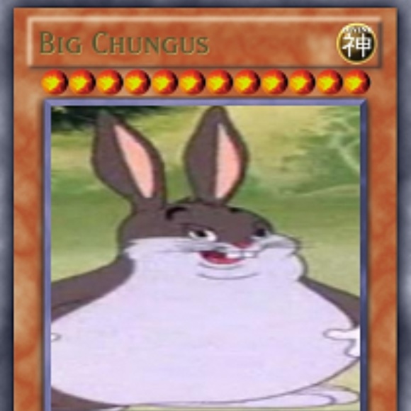 ME Makeover Essentials | Other | Big Chungus Yugioh Card On Paper ...